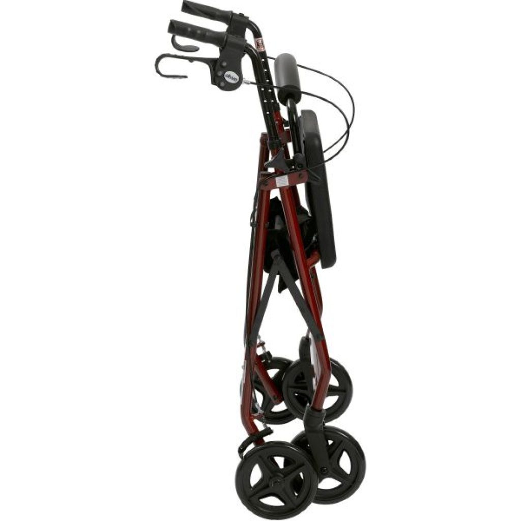 Drive 4 Wheel Rollator with Padded Seat