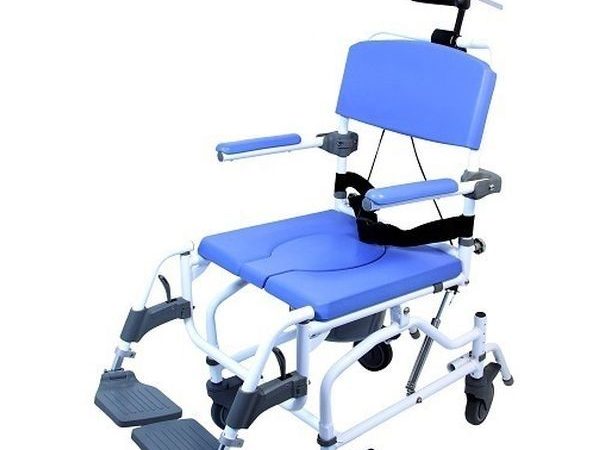 EZee Life Tilt Rehab Shower Commodes with 24" Wheels - Homepro Medical ...